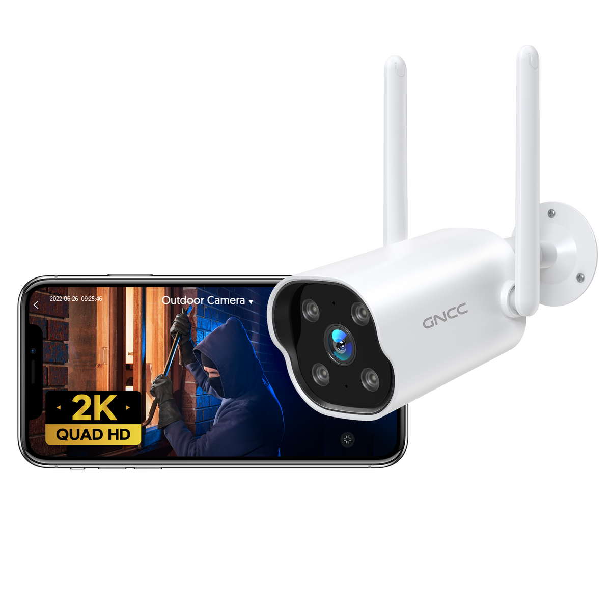 GNCC T1Pro Wireless Outdoor Security Camera – GNCC UK